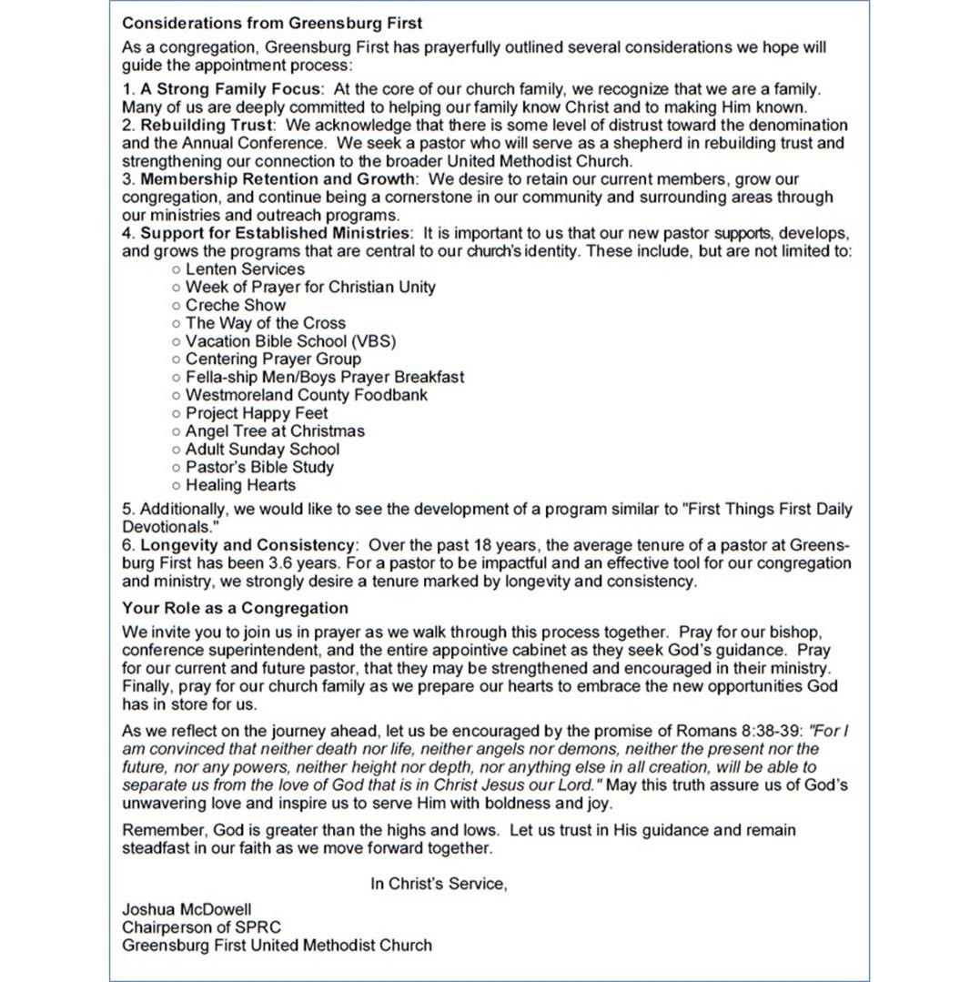 First United Methodist Church, Greensburg, PA